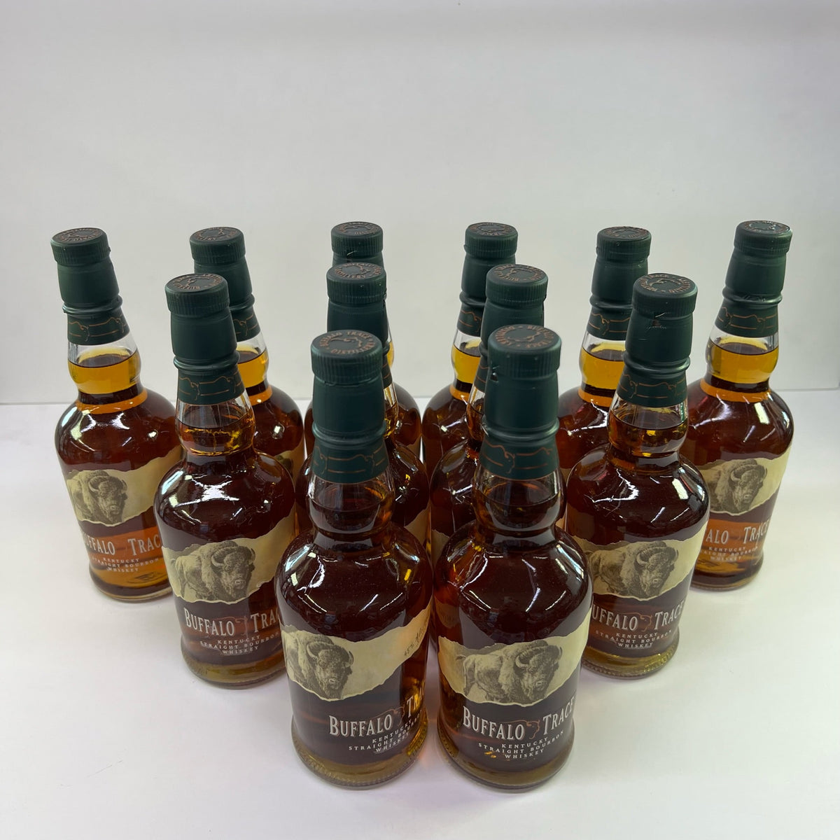 Buffalo Trace Bourbon Whiskey - Full Case (12 Bottles - 375 mL) – Bob's ...