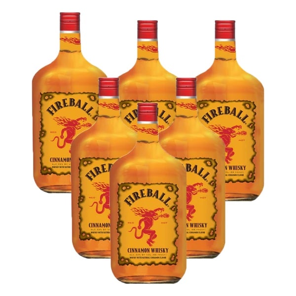 SALE! Fireball Whisky 6 Pack Case - 1.75L – Bob's Discount Liquor